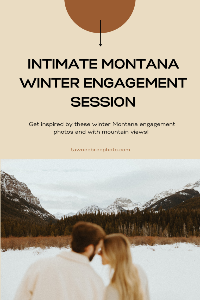 An Intimate Bozeman Montana Winter Engagement Session - tawneebreephoto.com