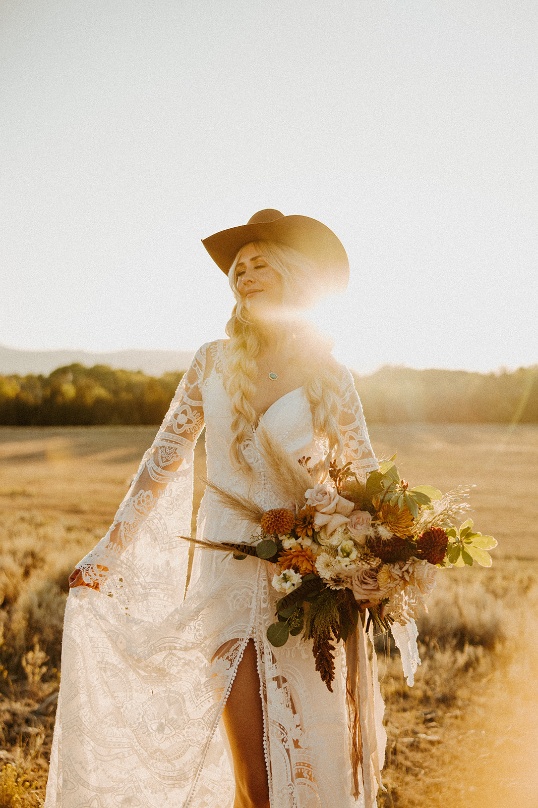 Boho Western Wedding Inspiration | Montana Wedding Photographer ...