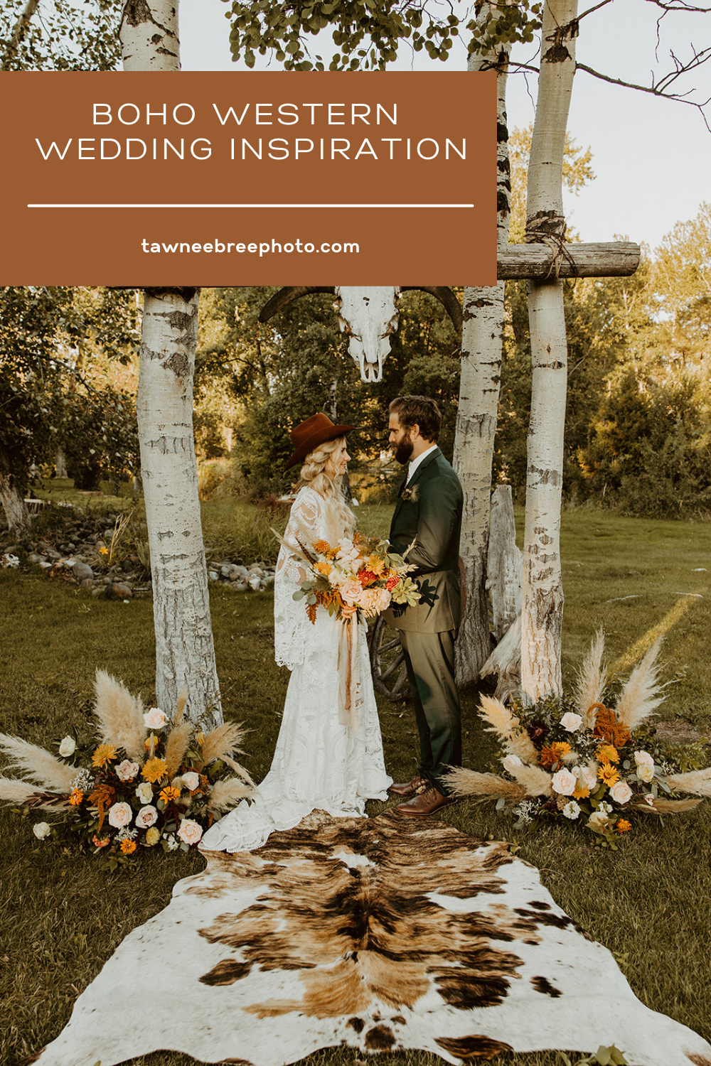 Boho Western Wedding Inspiration | Montana Wedding Photographer ...